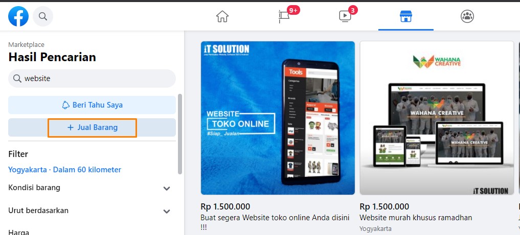 Tips Sukses Jualan di Facebook Marketplace